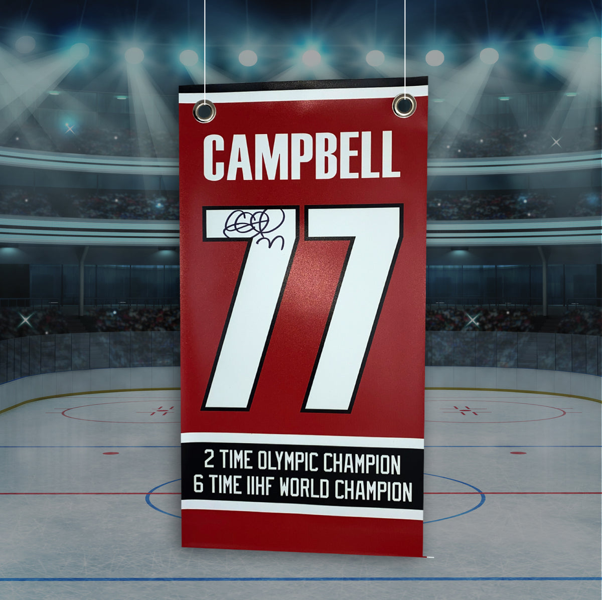 Cassie Campbell Away Red Retire My Number
